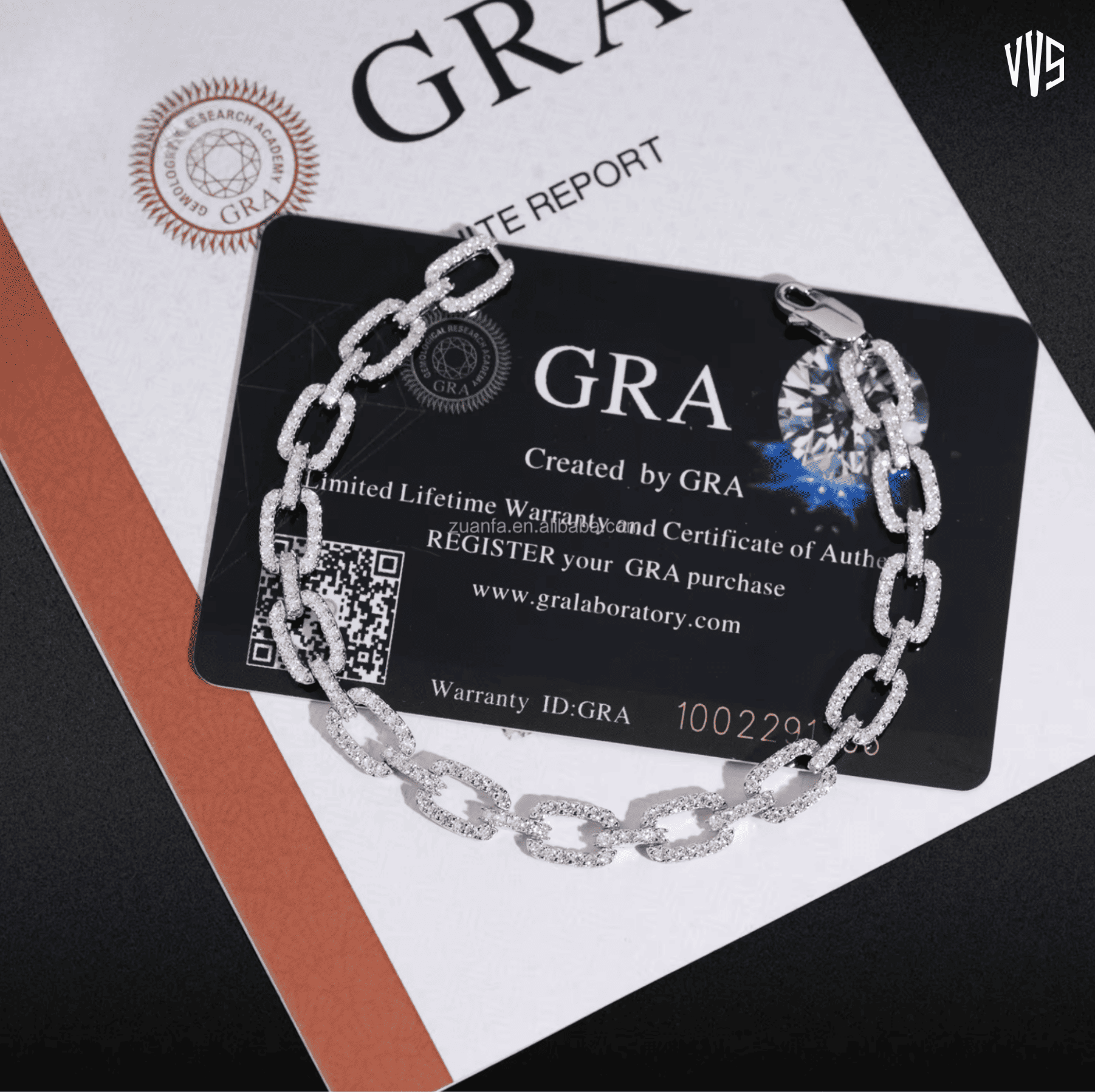 Stock Rapper Bracelet 925 Silver (Pass Diamond) – VVS CULTURE